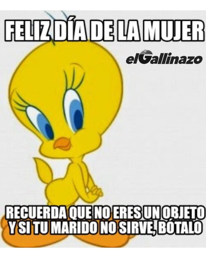 Piolin empoderado en el Día de la Mujer - El Gallinazo